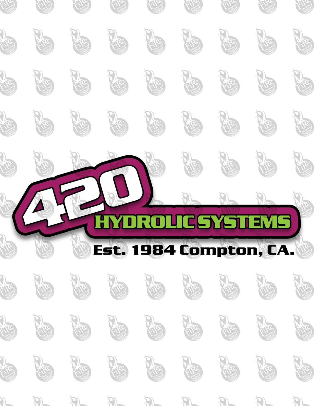 420 Hydrolic Systems Logo Personalized Exclusive Instant Download ...