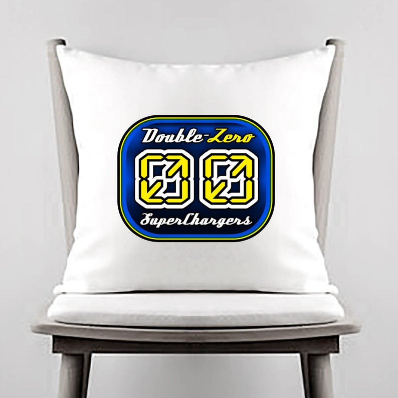 Double Zero Supercharger Blue and Yellow Personalized Exclusive Instant ...