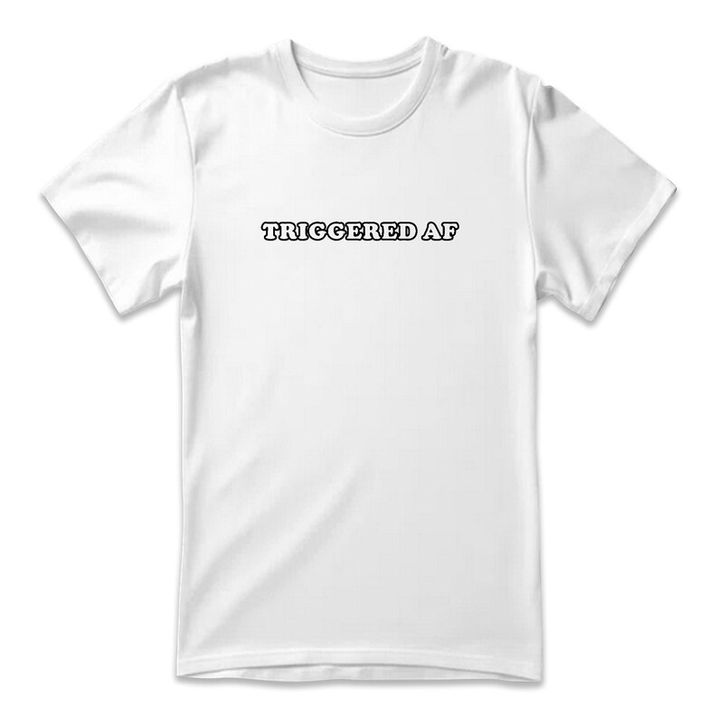 Triggered AF Logo Black Outlined Personalized Exclusive Instant ...