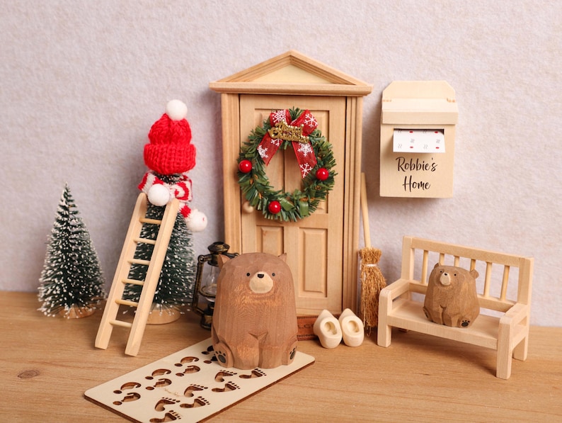 Personalized Christmas Wall Decoration, Handmade Home Decor, Wooden ...