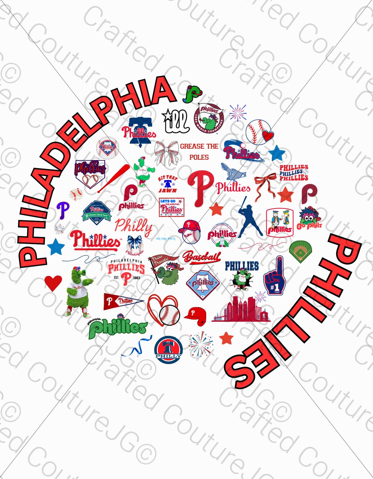 Phillies Logo - Etsy