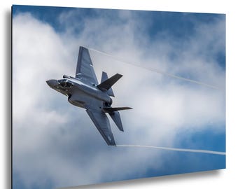 F-35 Poster - Fighter Jet Wall Art, Aviation Print, Military Aircraft ...