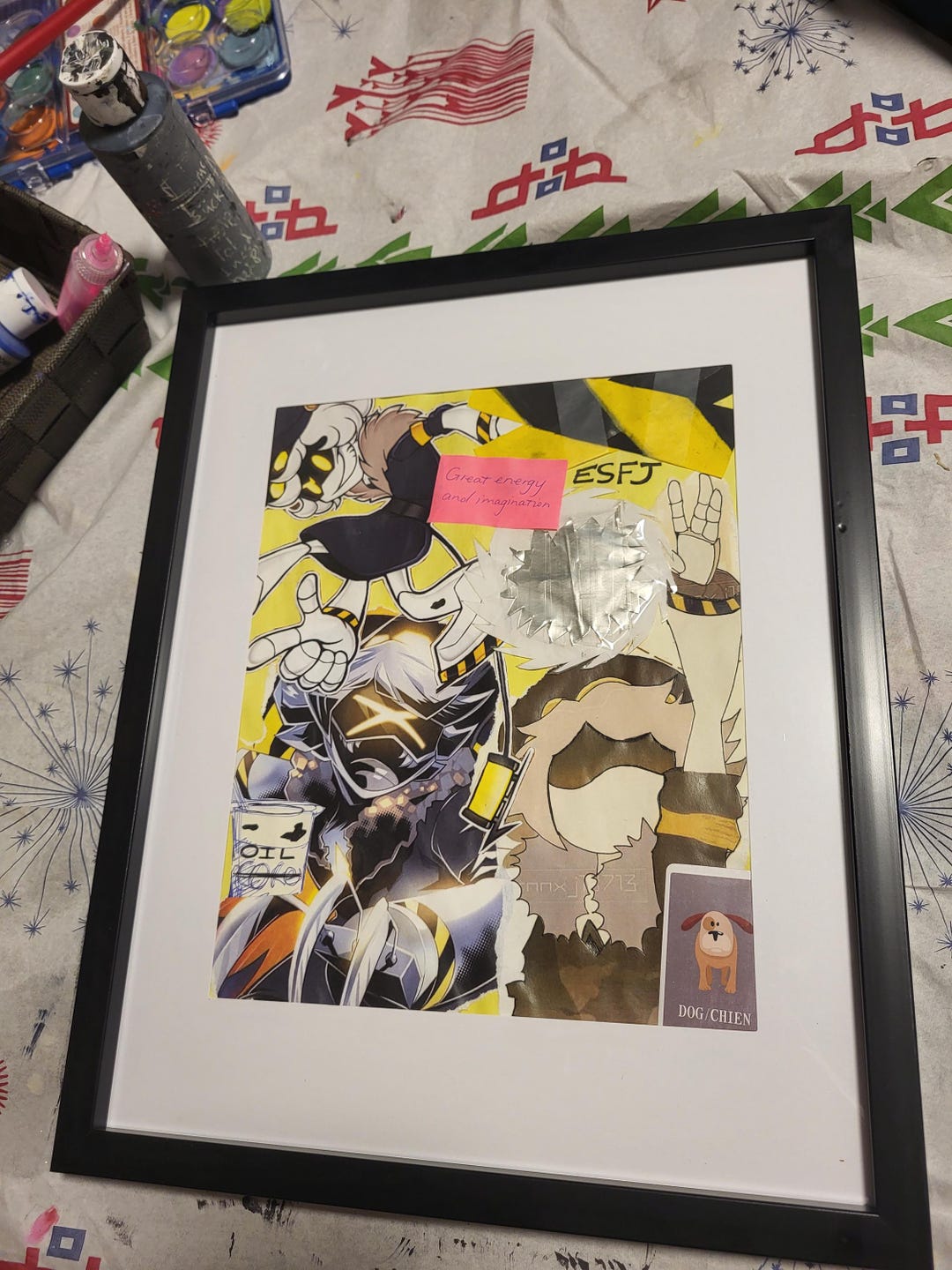 Serial Designation N Collage (with Frame) - Etsy