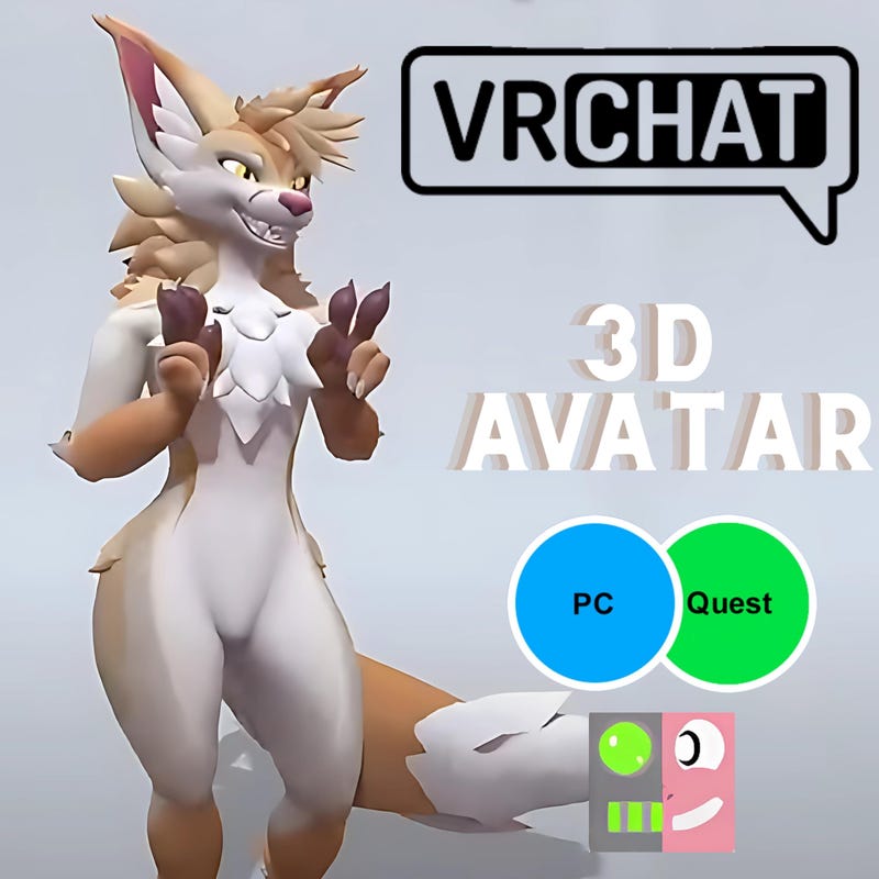 Vrchat Avatar Commission - Etsy