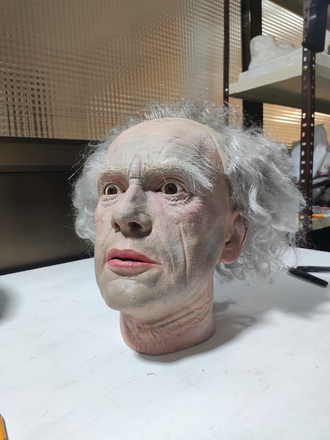 Doc Brown Realistic Bust 1:1 – Back to the Future - Etsy