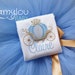 Cinderella Carriage Princess LIGHT BLUE and GOLD Birthday - Etsy