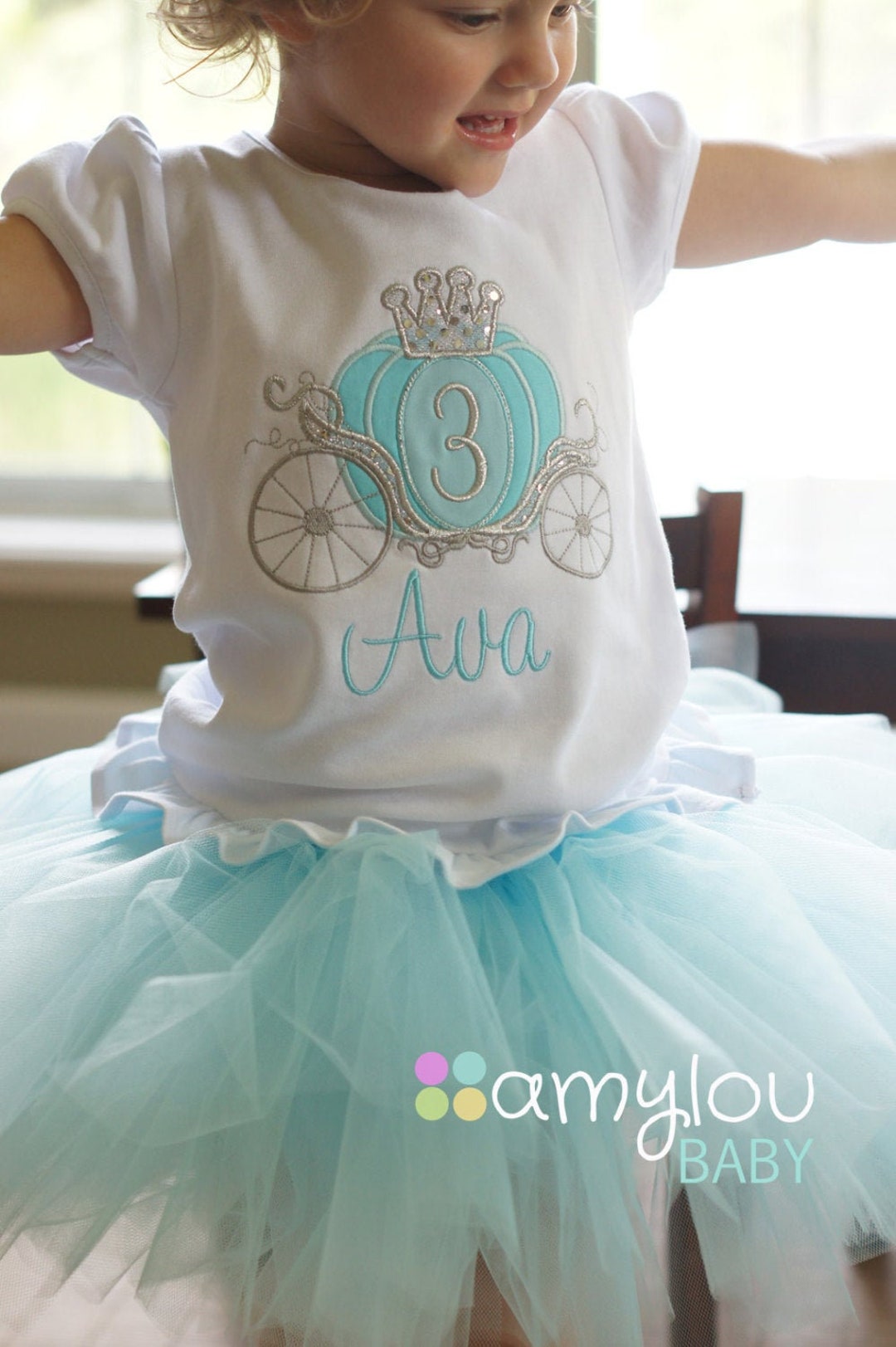 Aqua or Blue Tutu to Match Carriage Shirt - TUTU ONLY - Color ...