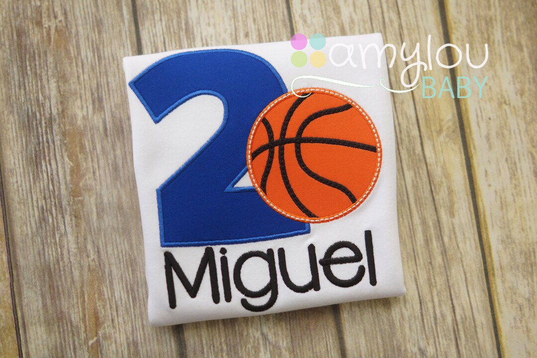 Basketball Birthday Shirt - Party - Personalized - Short or Long ...