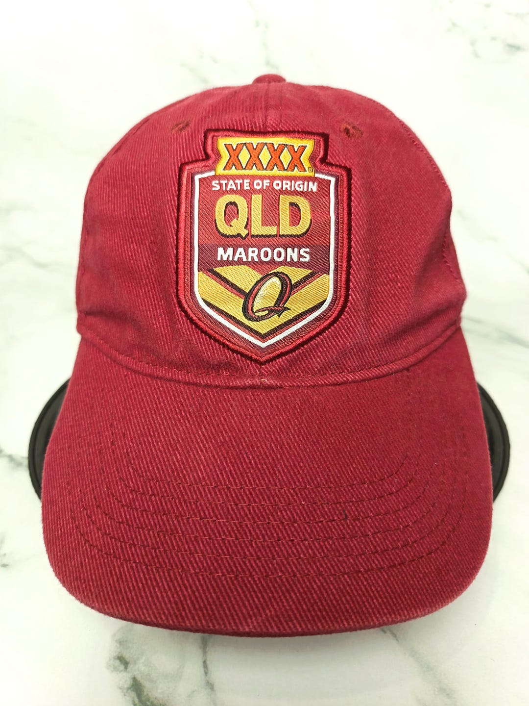 QLD Maroons NRL Hat: State of Origin Maroon Rugby Cap - Etsy
