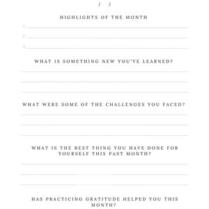 Gratitude Journal RM | Self-care Journal PDF | Daily Reflection & Mindfulness Printable ...