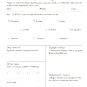 Gratitude Journal RM | Self-care Journal PDF | Daily Reflection ...