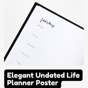 Printable College Student Planner Undated | Academic Planner PDF ...