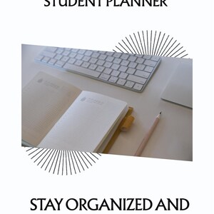 Printable College Student Planner Undated | Academic Planner PDF ...
