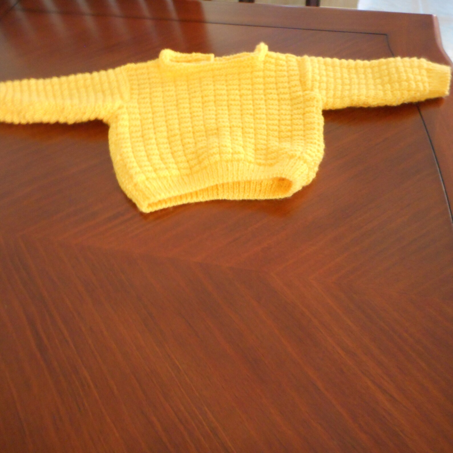Baby Sweater Yellow Pull Infant Sweater - Etsy