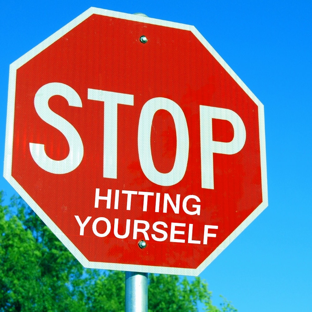 Stop Hitting Yourself Stop Sign Addition Decal | Etsy