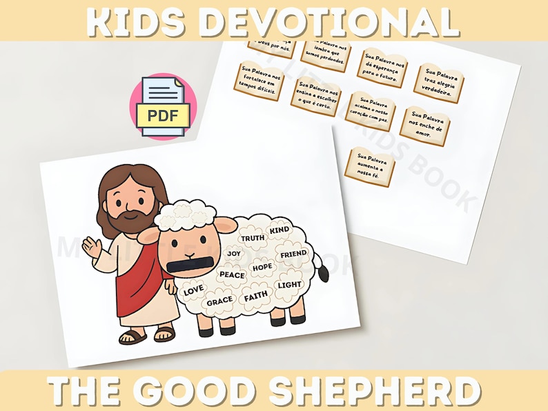 Good Shepherd Activity Sheet: Jesus Story Printable (PDF) - Etsy