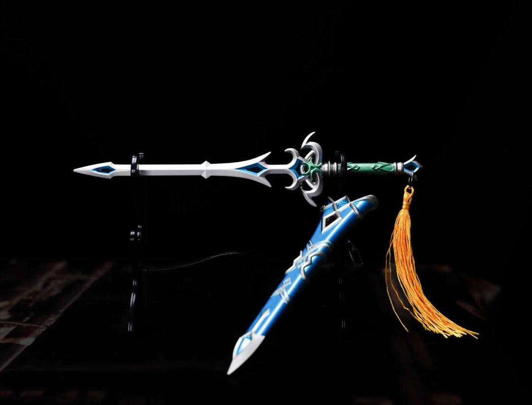 Legend of Zelda Zora Sword Replica – Collectible Cosplay Weapon Model ...
