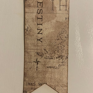 Page Marker Tag With Paperclip -vintage Style Journal Tag - Vintage Tag ...