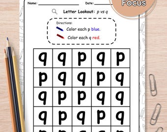Letter Lookout – Dyslexia-friendly Letter Reversal Practice "n Vs U ...