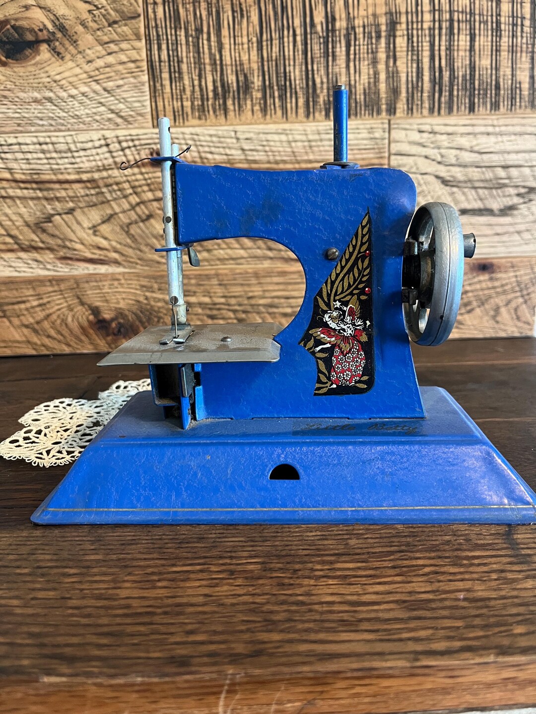 Vintage “little Betty” Toy Sewing Machine – Blue – Made in England by ...