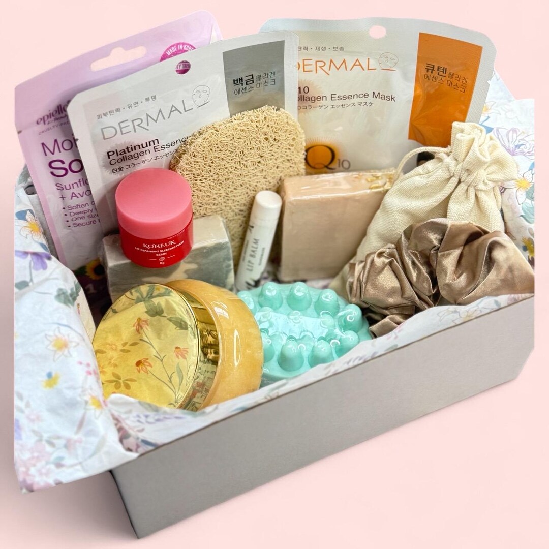Luna Luxe Spa Bundle Box: Handmade Natural Soap, Scrubs, Masks - Other ...