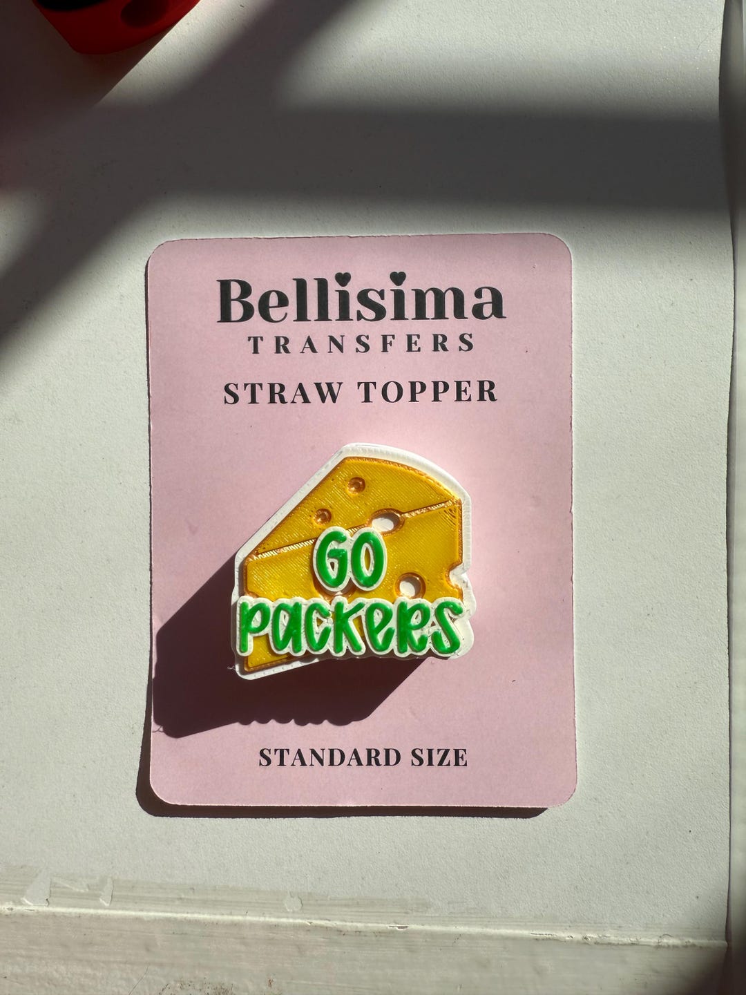 Big Cheese 3D Printed Straw Topper, Fits Standard &40oz Straws, Straw ...