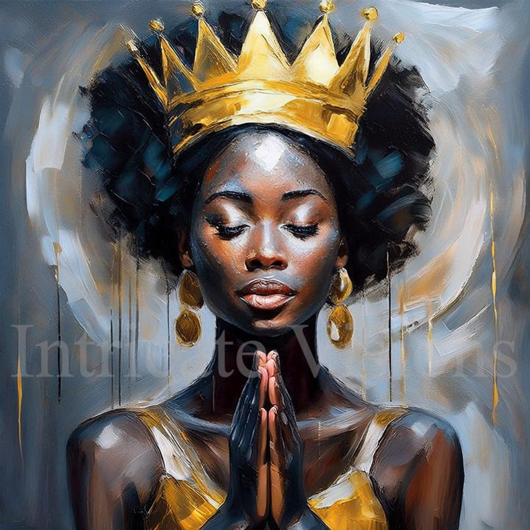 Culture Faith Afro Hair Art Afro Love Print Afrocentric Art Black Girl ...