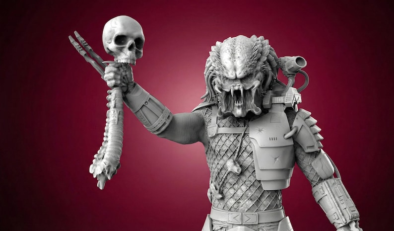 Predator Jungle Hunter Fanart STL Figure – High-quality 3D Printable ...