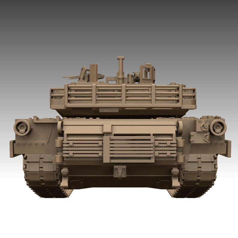 M1A1 Abrams Tank STL – US Army Fanart 3D Printable (digital Download ...