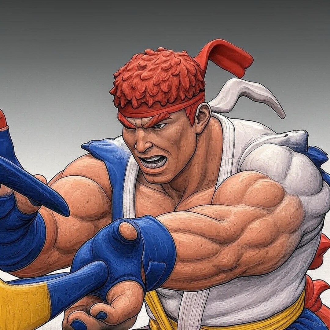 Street Fighter Akuma Vs Ryu Fanart STL Figure – High-quality 3D ...