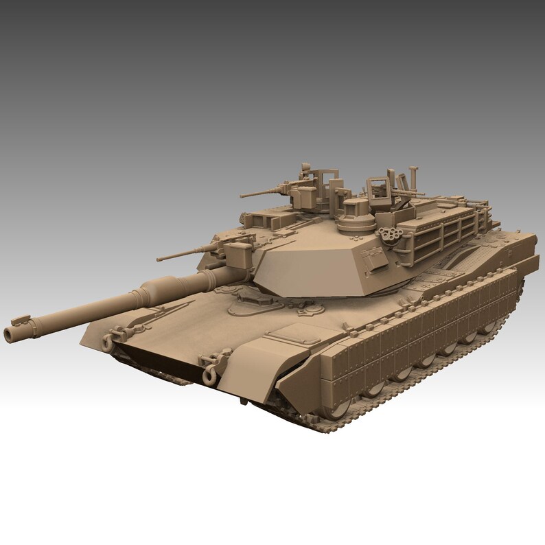 M1A1 Abrams Tank STL – US Army Fanart 3D Printable (digital Download ...