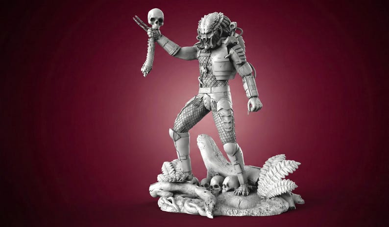 Predator Jungle Hunter Fanart STL Figure – High-quality 3D Printable ...