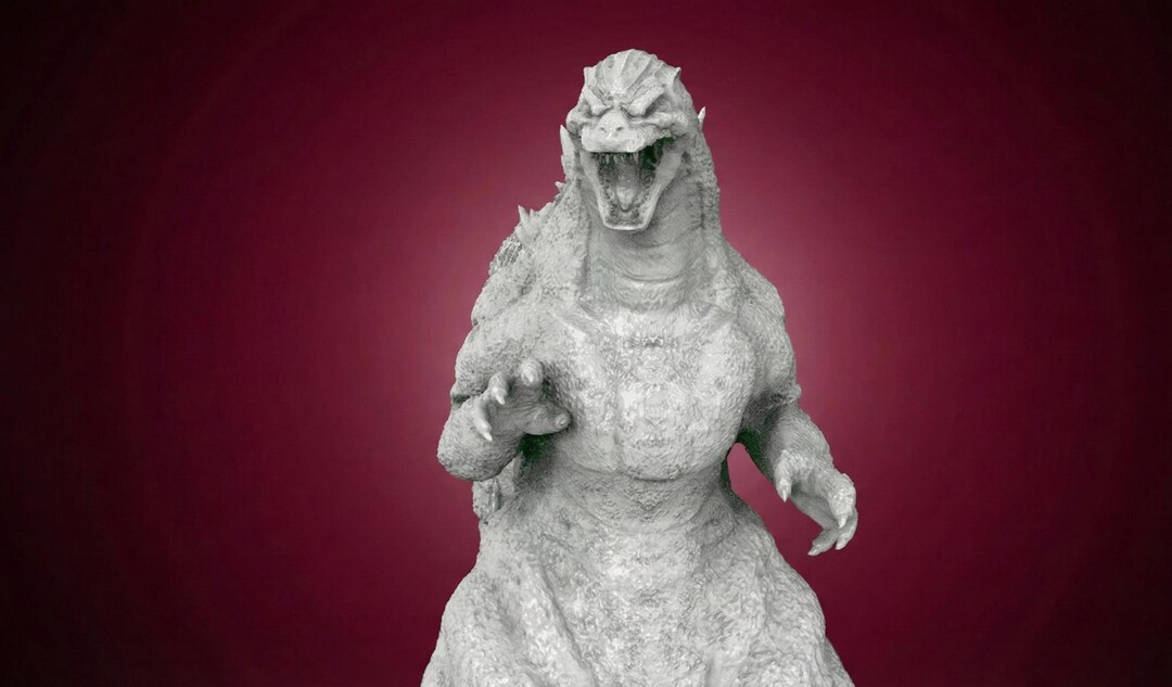 Godzilla Fanart STL Figure – High-quality 3D Printable Model | Detailed ...