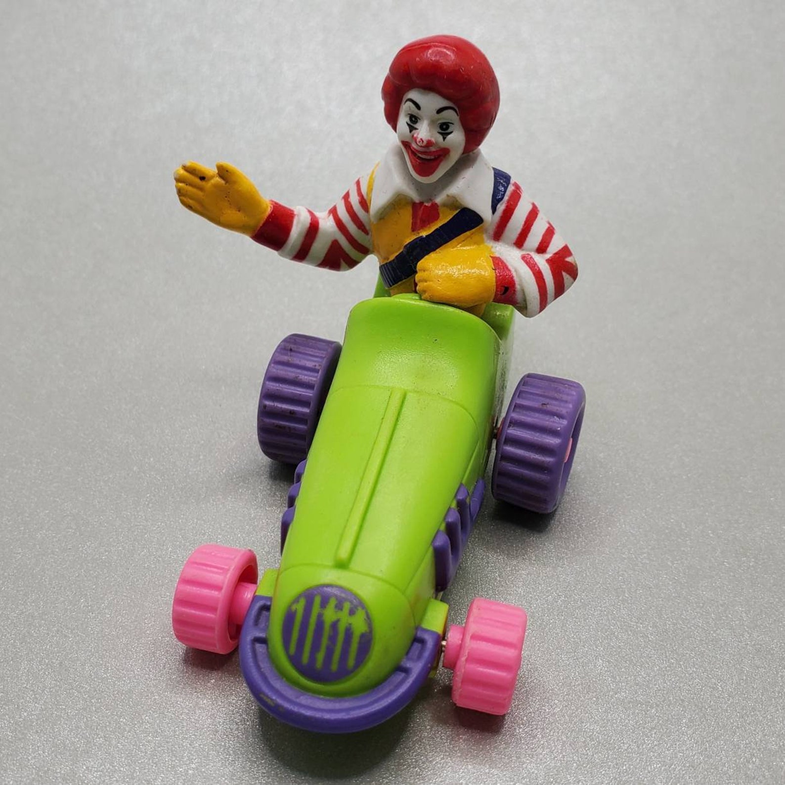 Ronald Mcdonald Rev-up Car Mcdonald's Happy Meal Toy 1991 - Etsy