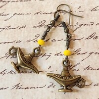 Headstone Tombstone Grave RIP Dangle Earrings With White Pearl - Etsy