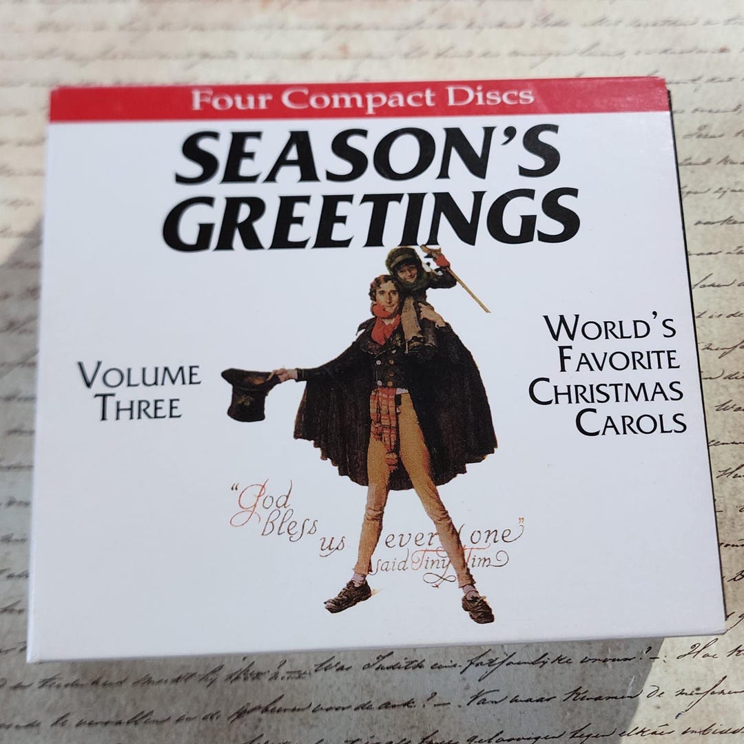Season's Greetings World's Favorite Christmas Carols Volume 3 4 CD Set ...