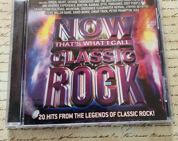 NOW That's What I Call Classic Rock CD - Etsy NOW That's What I Call Classic Rock CD - Etsy
