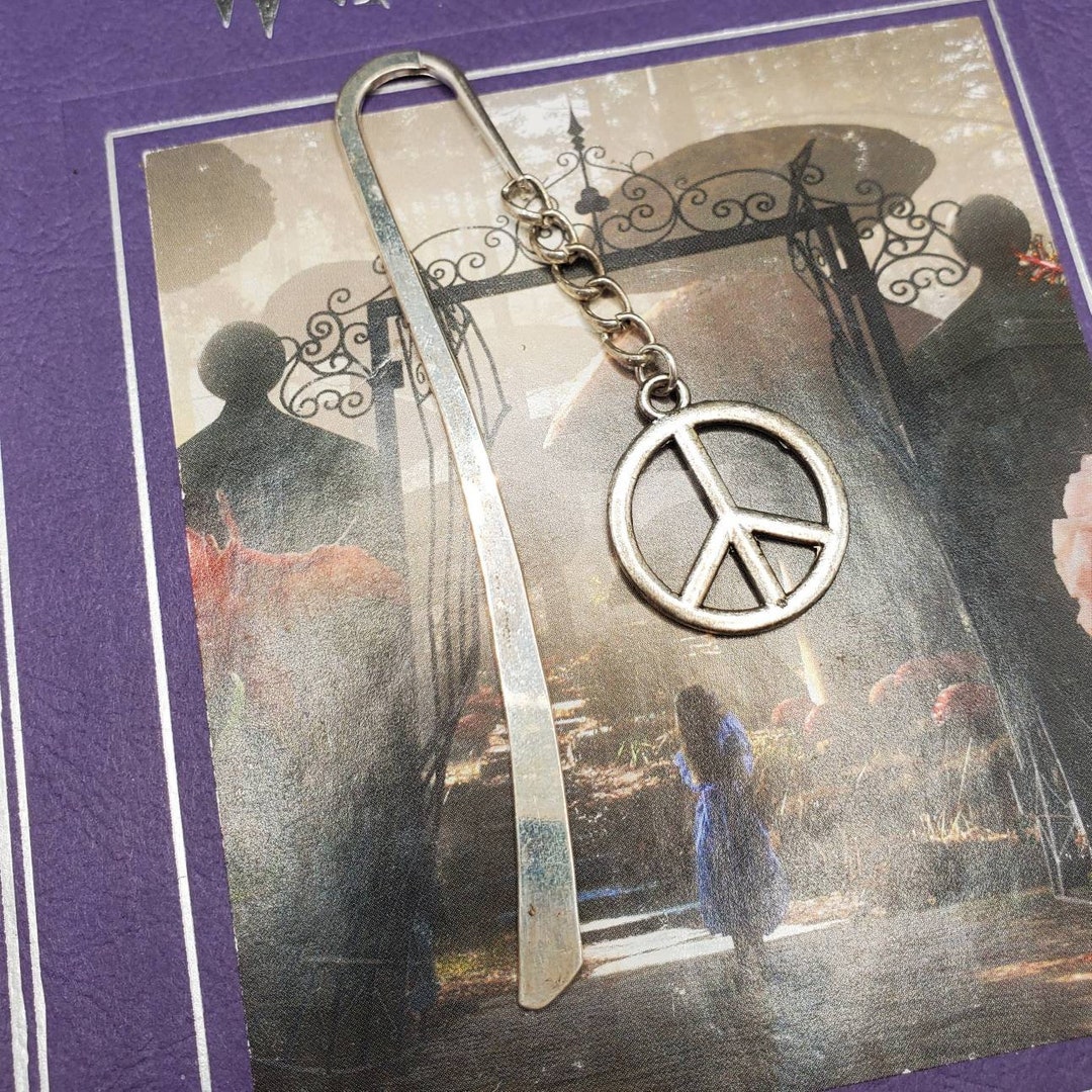 Peace Sign Bookmark - Etsy