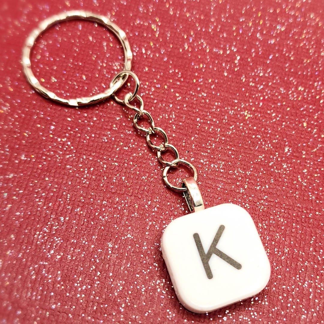 Scrabble Alphabet Scoop Tile Keychain - Etsy