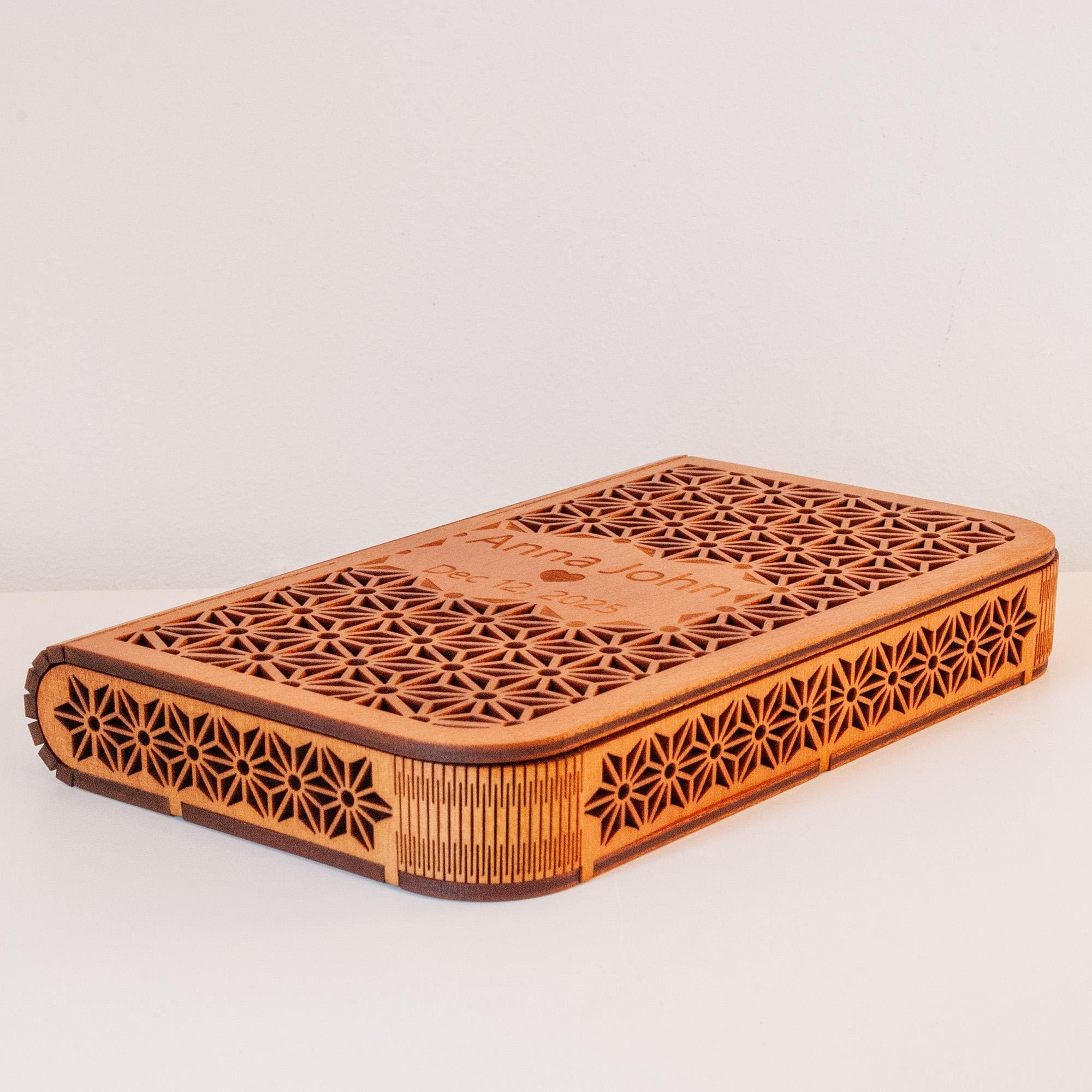 Handmade Wooden Money Box – Personalized Plywood Cash Holder ...