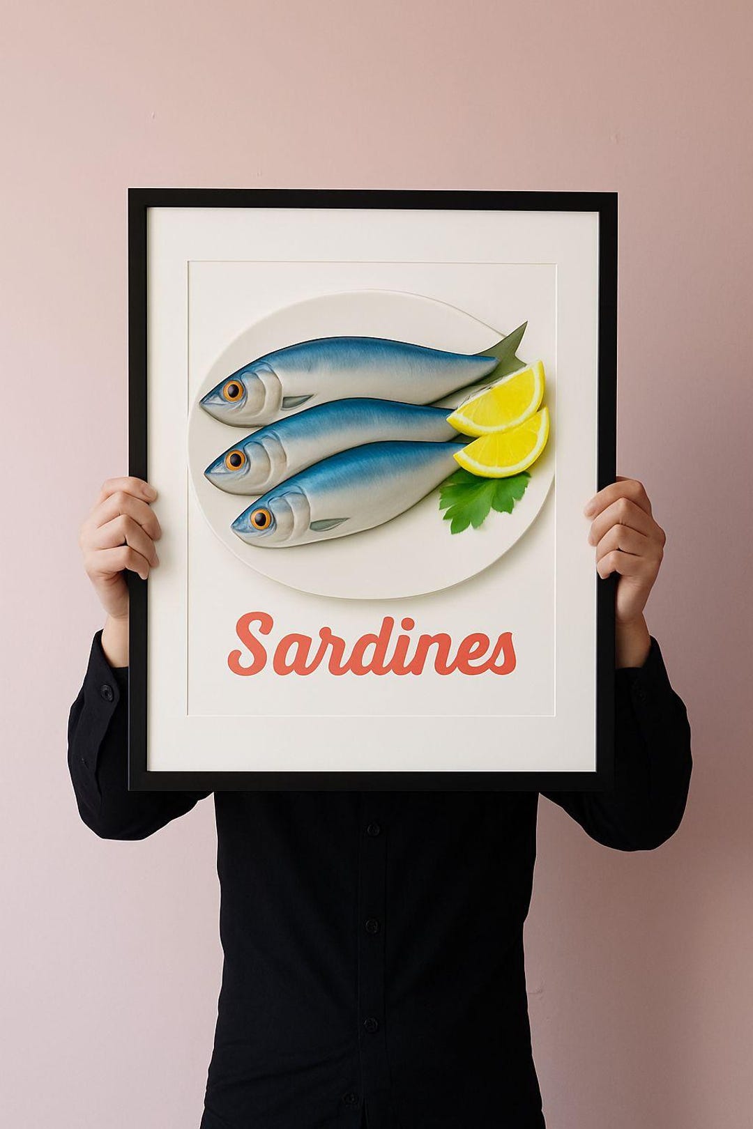 Funny Sardines Wall Art – Digital Download | Quirky Sardine Kitchen ...