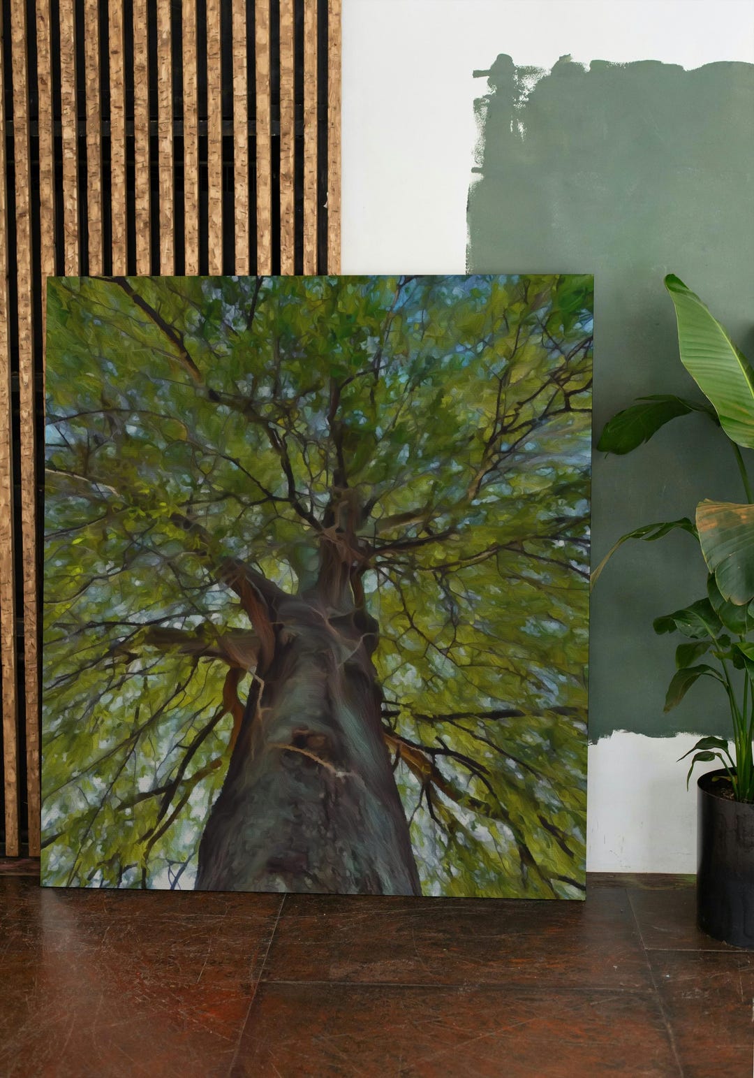 Evening Sun Tree Art Print - Etsy