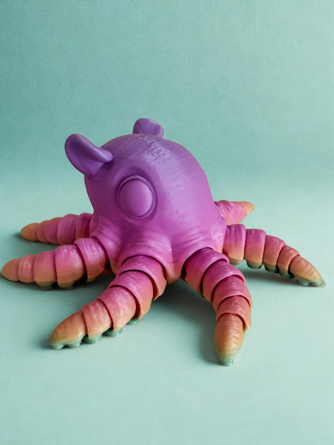 Articulated Flapjack Octopus 3D Print – Detailed Suction Cups & Wiggly ...