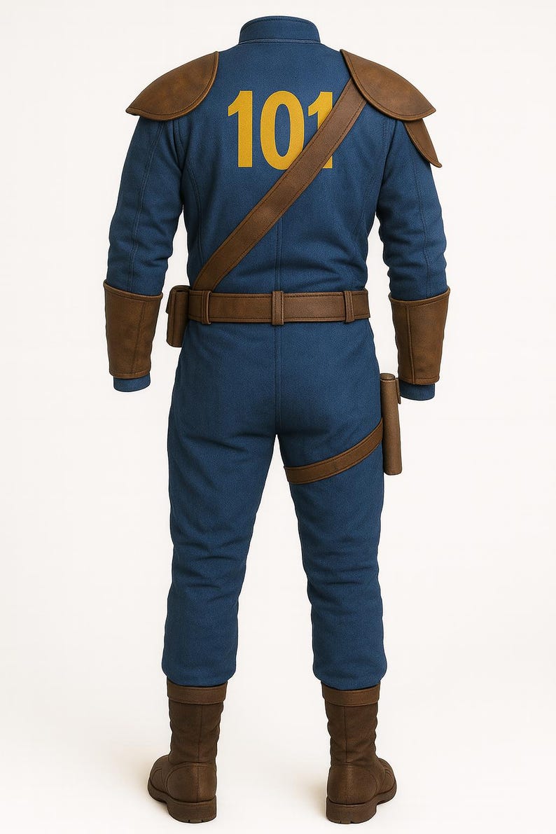 Handmade Fallout Vault 101 NCR Trooper Cosplay Outfit – Leather Armor ...