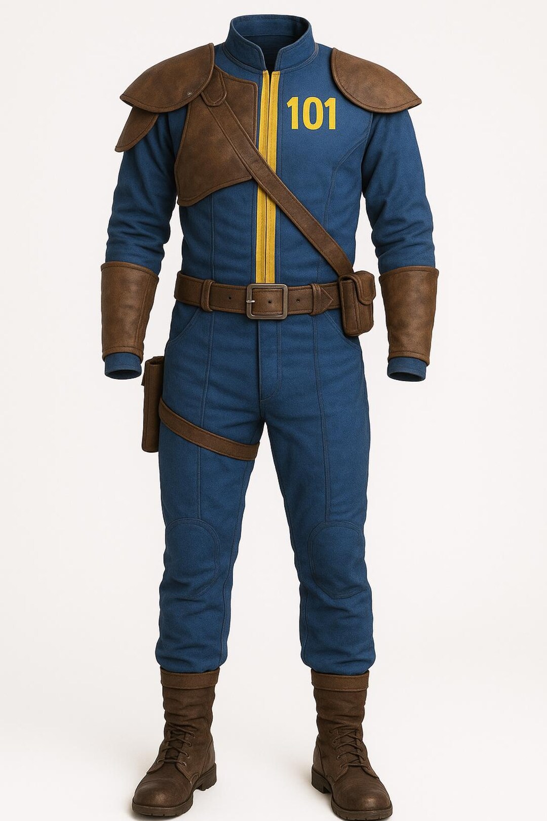 Handmade Fallout Vault 101 NCR Trooper Cosplay Outfit – Leather Armor ...