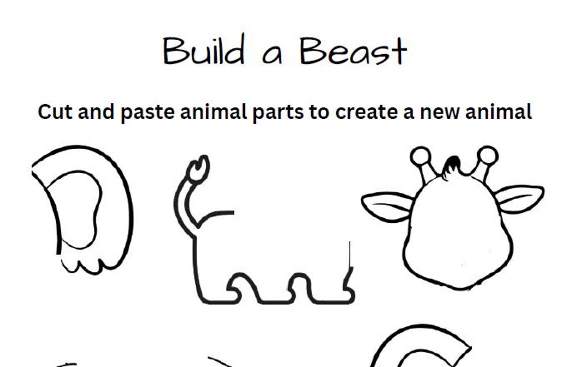 Safari Animals Printable Worksheets for Kids – Prek to 2nd Grade ...