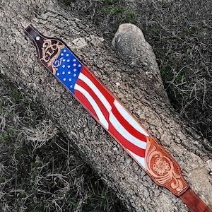 American Flag Rifle Sling - Etsy