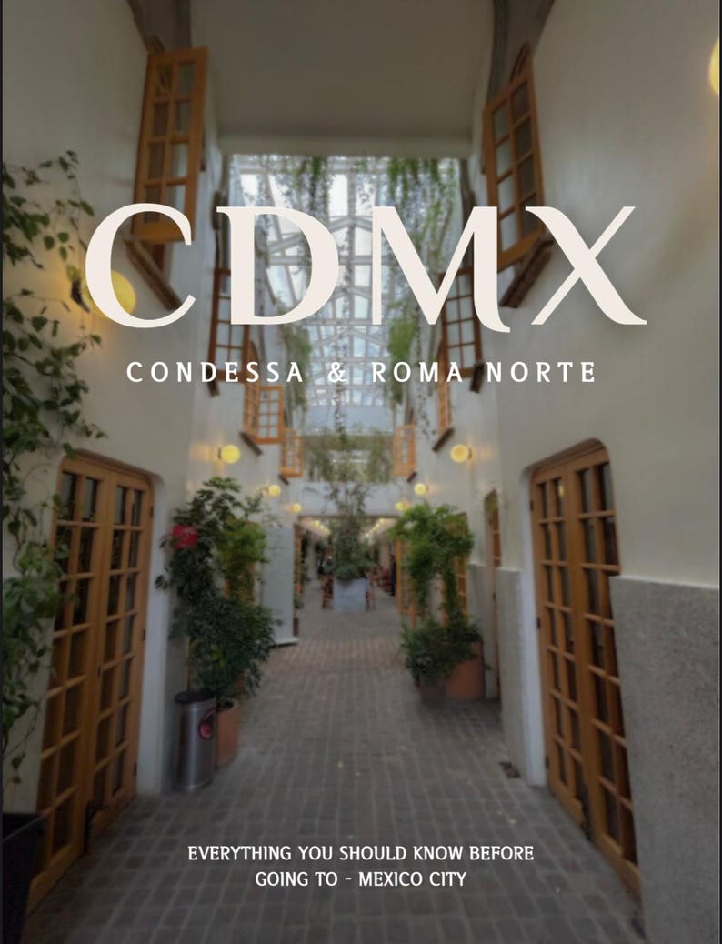 CDMX Travel Guide - Etsy