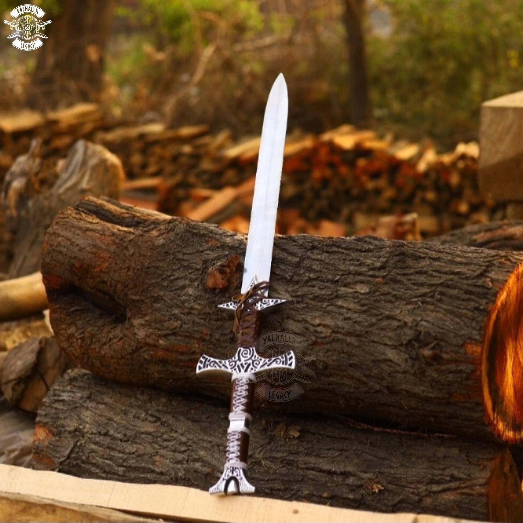 Handcrafted Skyrim Greatsword Replica With Leather Sheath -dragonborn ...