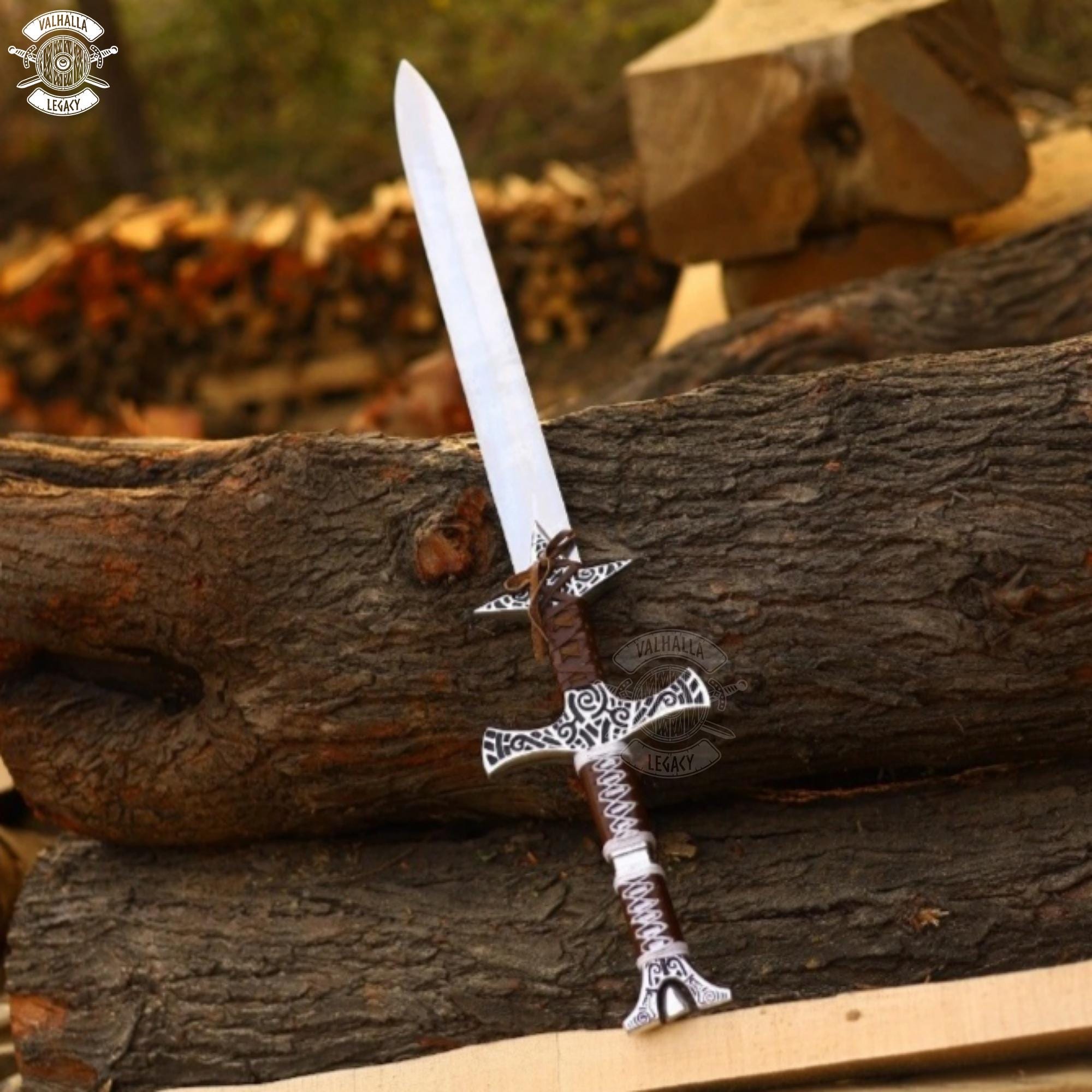 Handcrafted Skyrim Greatsword Replica With Leather Sheath -dragonborn ...